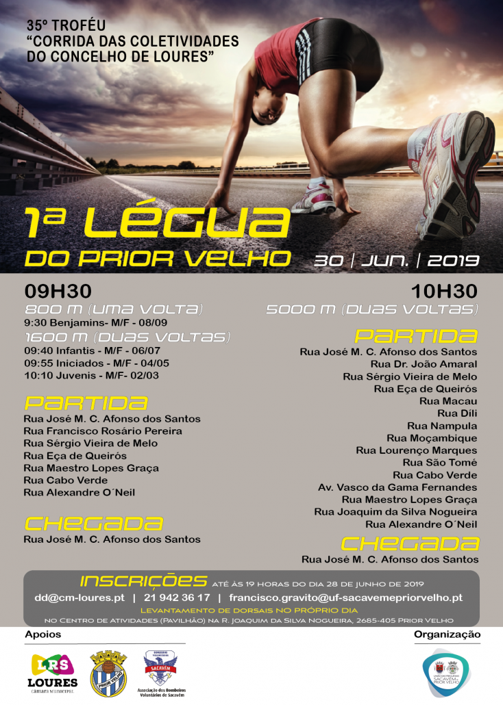 Classificações da 1ª LÉGUA DO PRIOR VELHO - União das Freguesias de ...